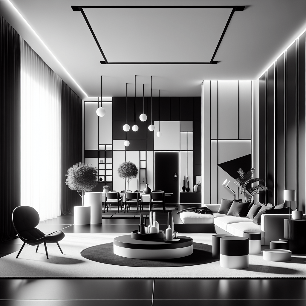 The Essentials of Black and White Contrast in Modern Interiors - Styling Homes