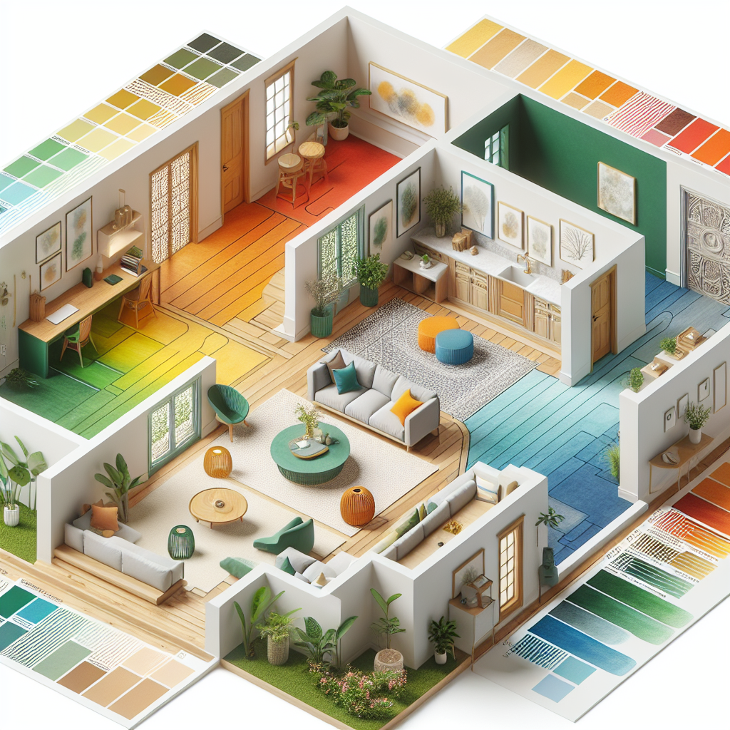 How to Use Color to Define Different Spaces in Open Layouts - Styling Homes