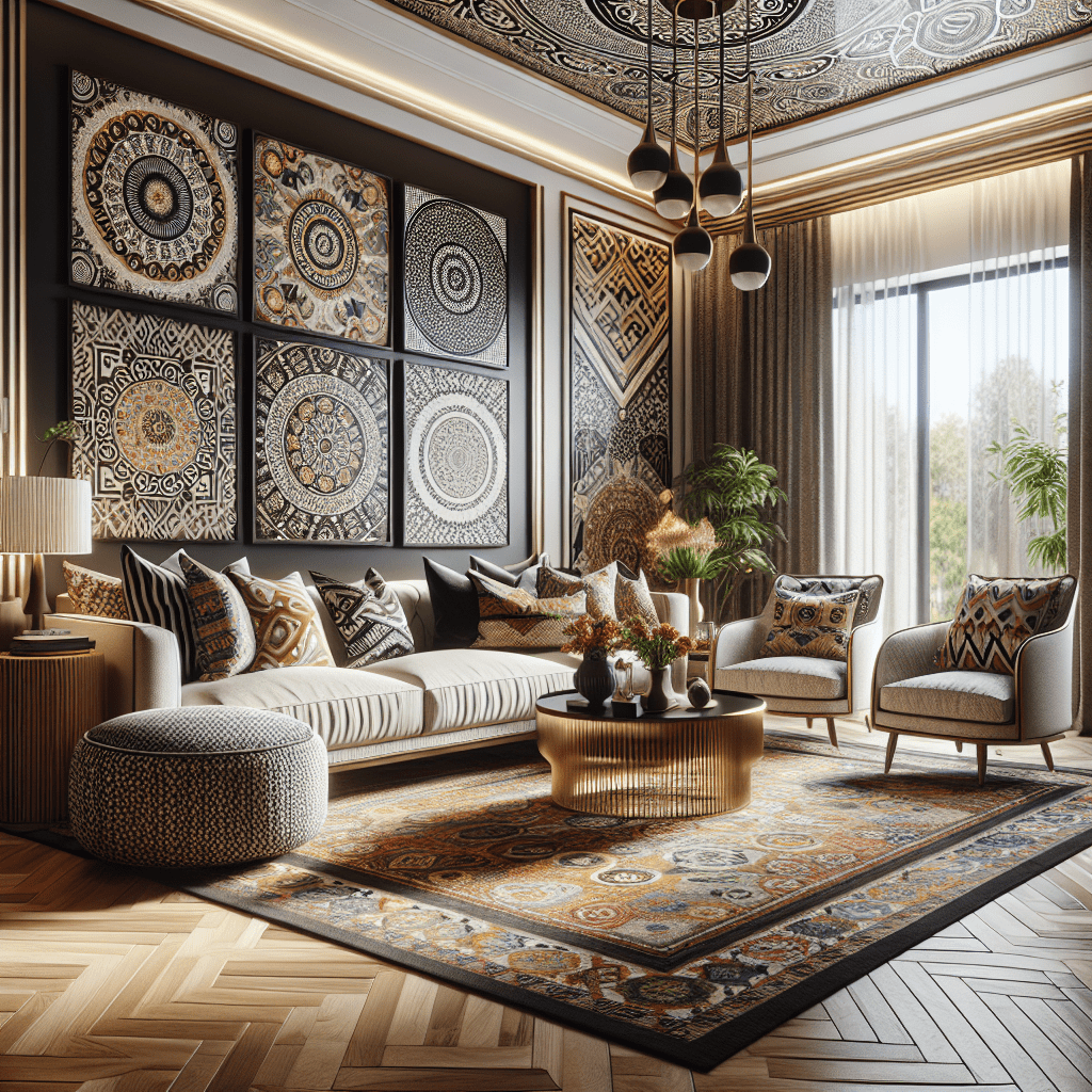 How to Style a Living Room with Bold Patterns - Styling Homes