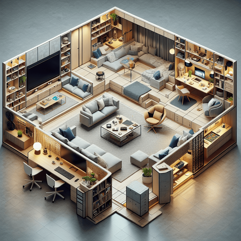 Arranging Furniture for a Multi-Functional Living Room - Styling Homes