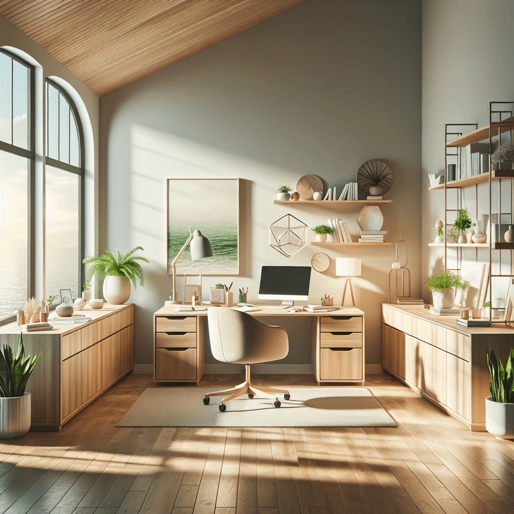 Designing a Relaxing Home Office with Calming Colors - Styling Homes