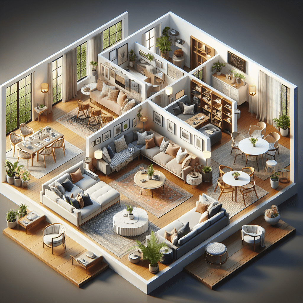 Furniture Placement Tips for Open Floor Plans with Multiple Zones ...