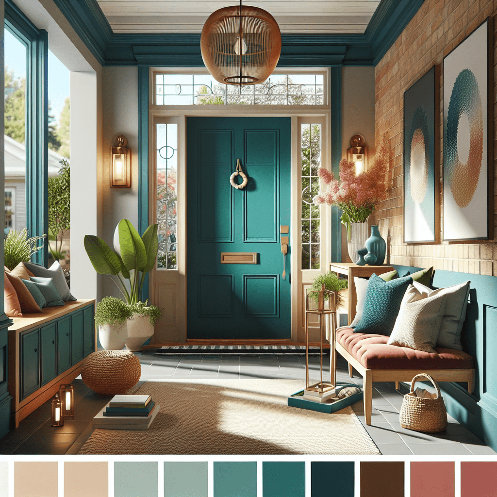 How to Use Color Theory to Design a Welcoming Entryway - Styling Homes