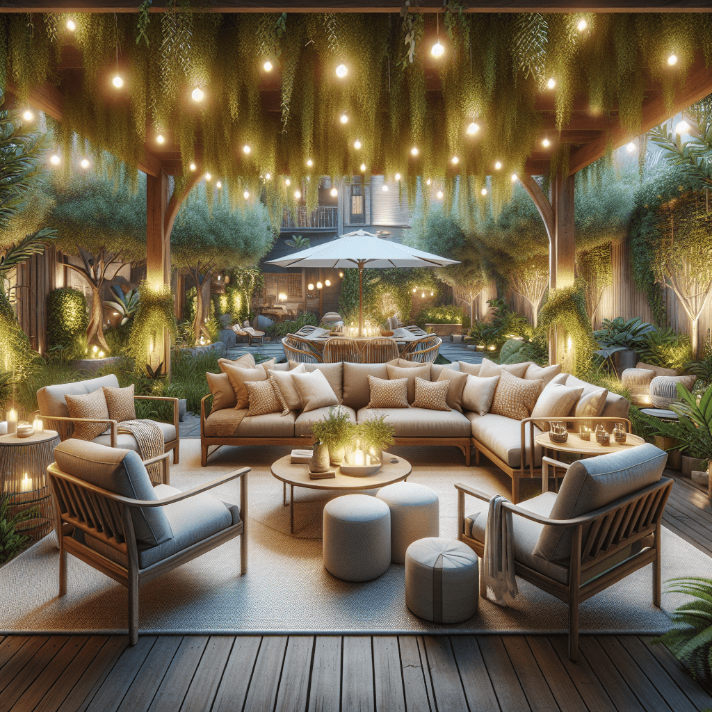 Arranging Furniture to Create an Intimate Outdoor Seating Area ...