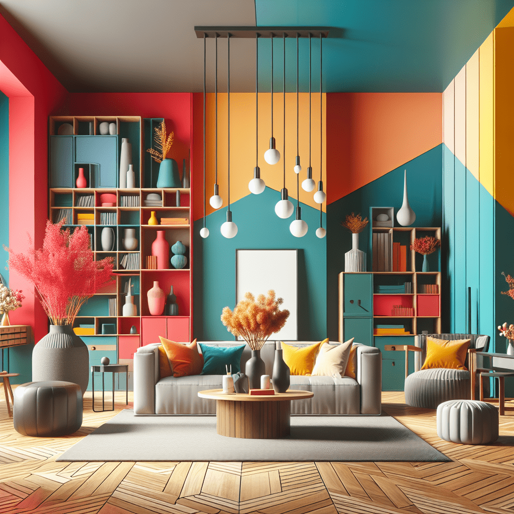 How to Use Bold Color Blocking to Add Depth to Your Space - Styling Homes