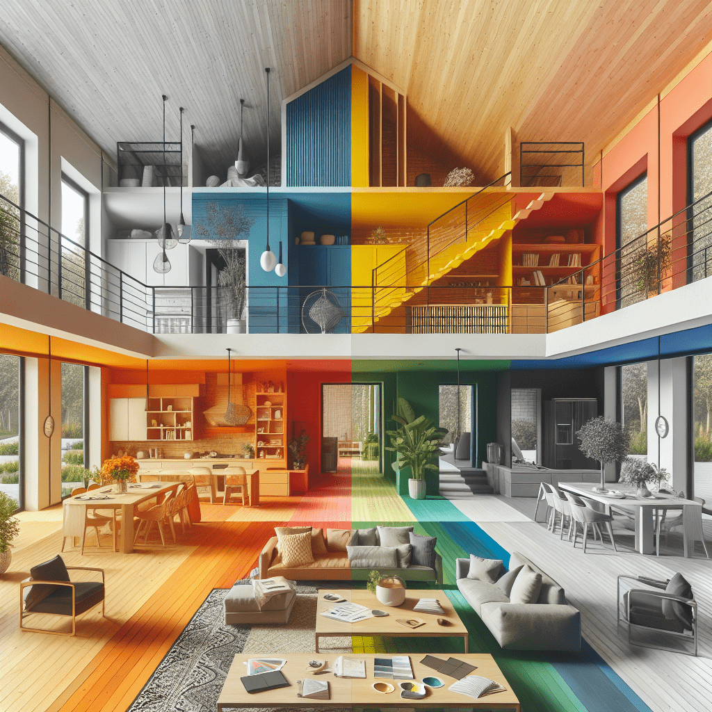 How to Use Color Zoning to Define Spaces in Open Floor Plans - Styling ...