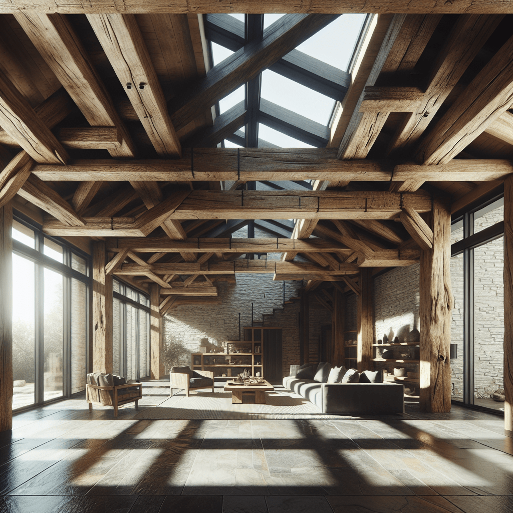 The Power of Exposed Beams in Rustic Modern Homes - Styling Homes