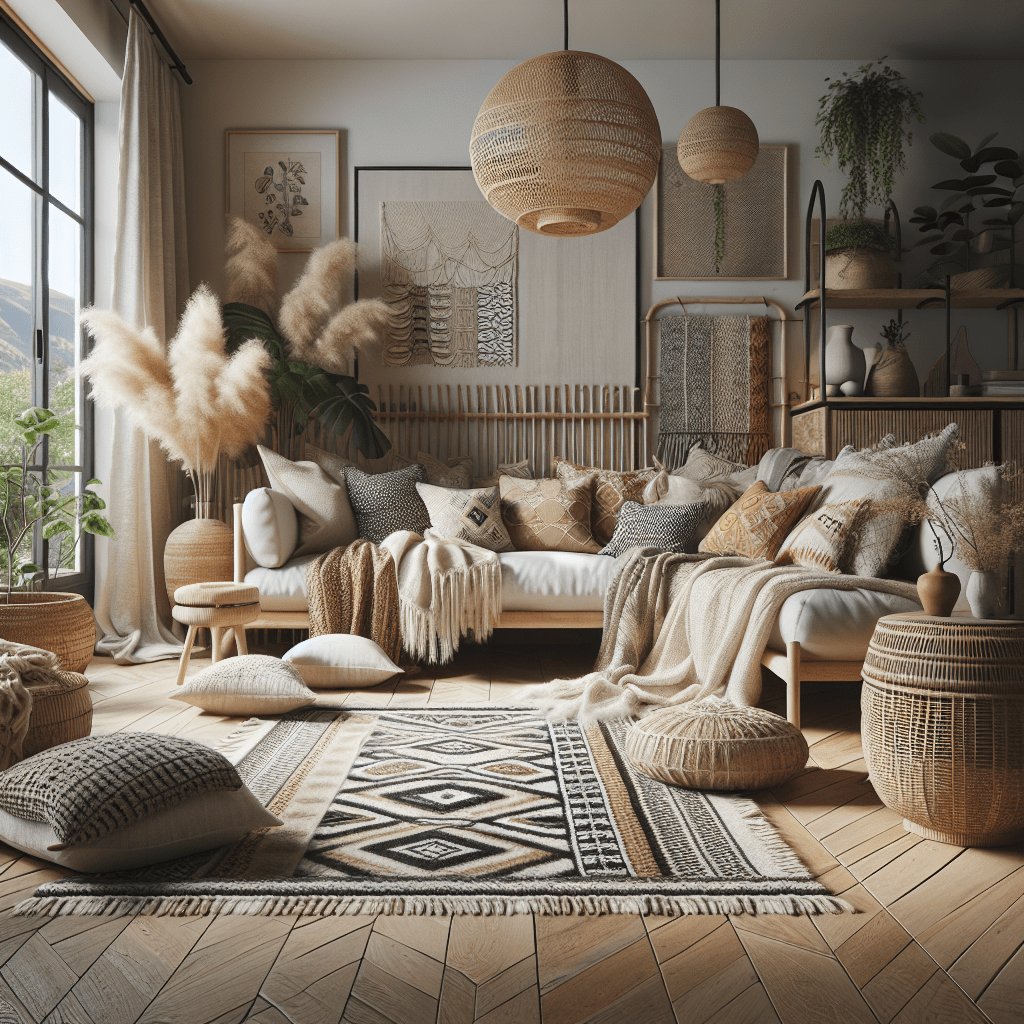 The Power of Natural Textures in Scandinavian Boho Interiors - Styling ...