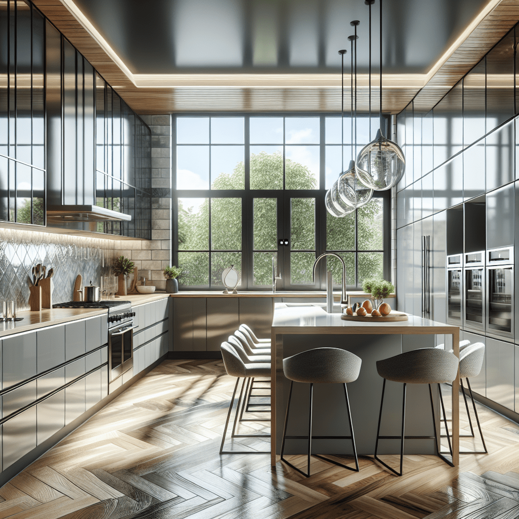 The Bold Beauty of High-Gloss Finishes in Contemporary Kitchens - Styling Homes