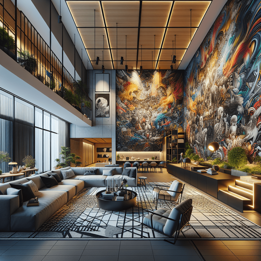 The Bold Impact of Large-Scale Murals in Modern Homes - Styling Homes